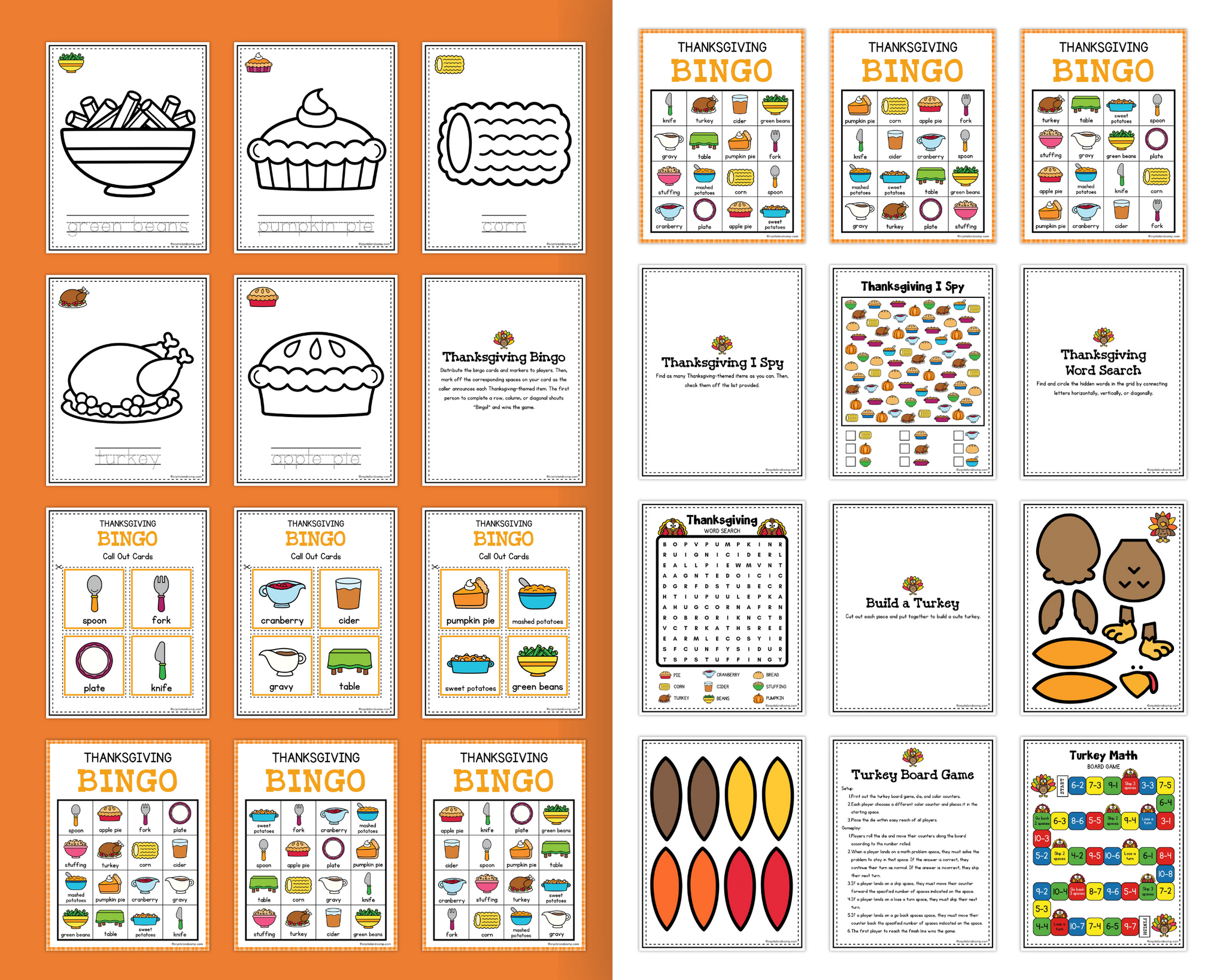 20 Fun and Educational Printable Turkey Activities – CrystalandComp