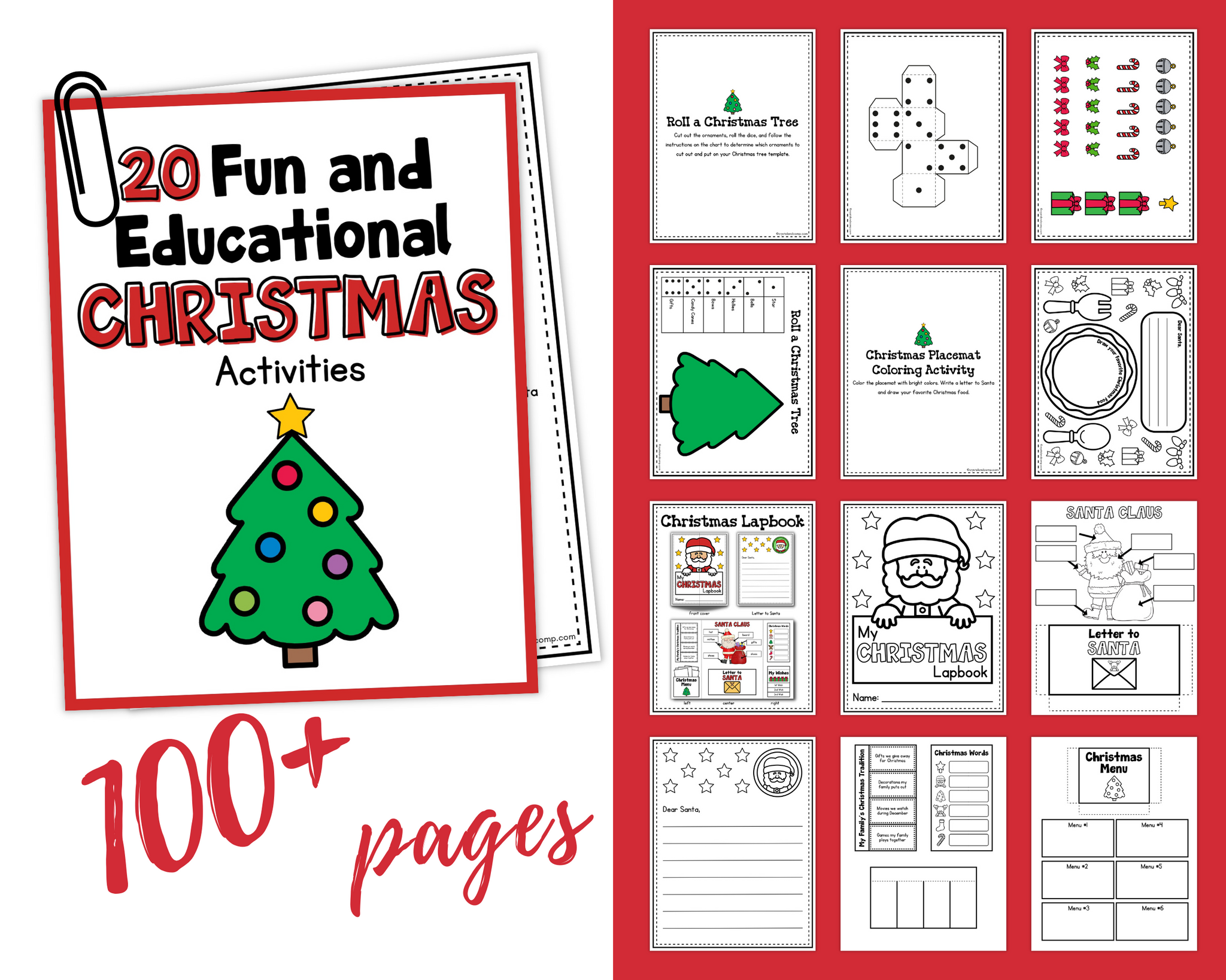 20 Fun and Educational Printable Christmas Activities – CrystalandComp