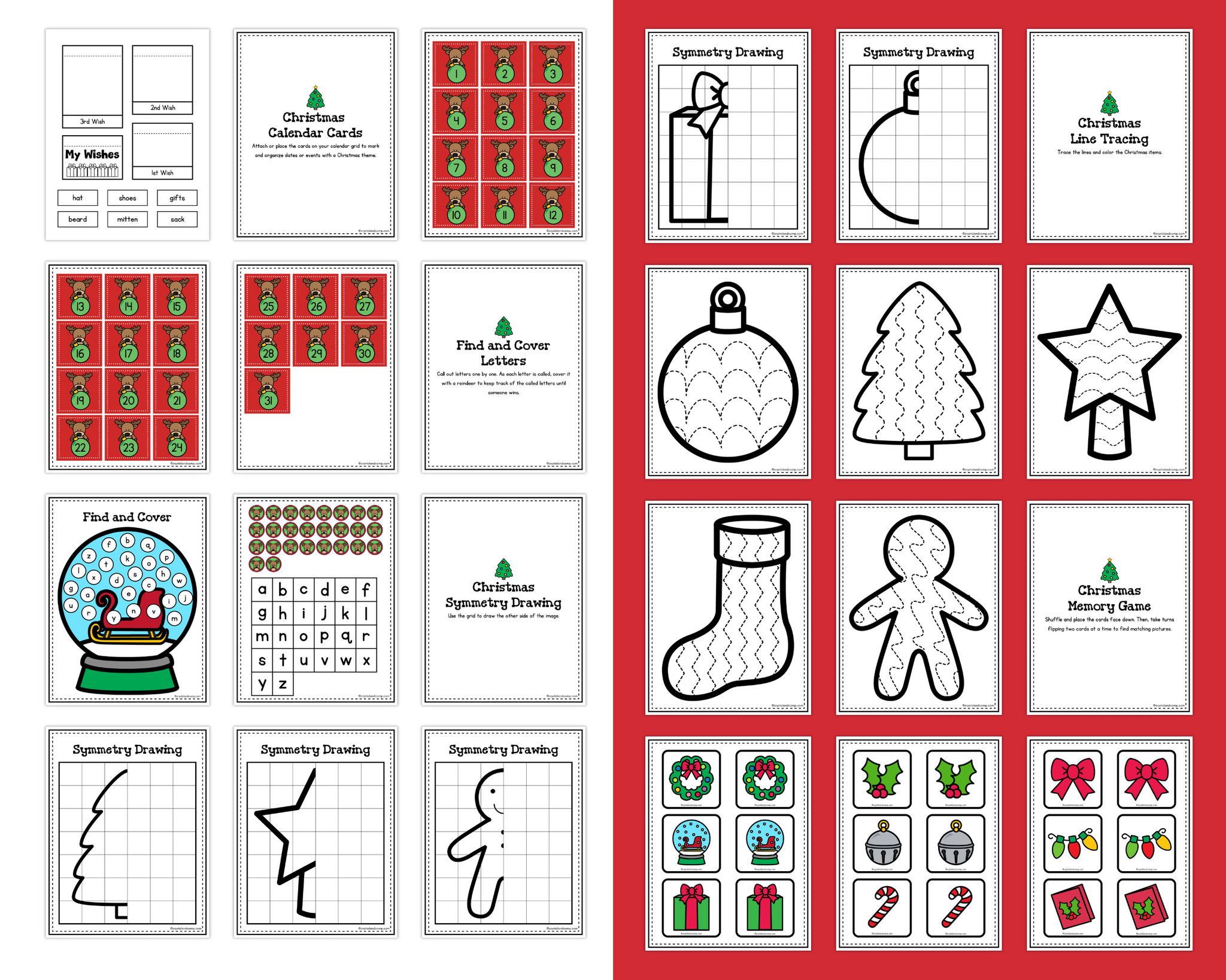 20 Fun and Educational Printable Christmas Activities – CrystalandComp