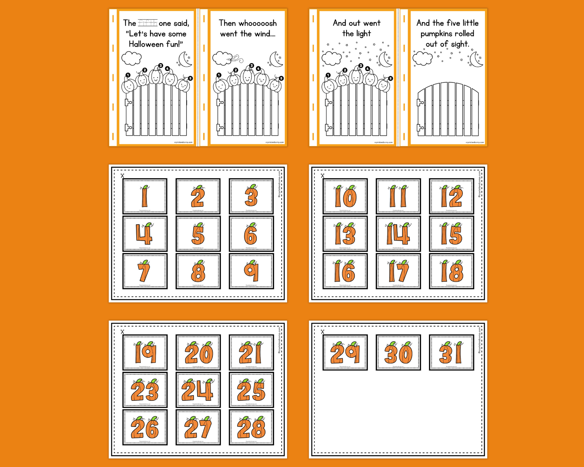 20 PUMPKIN THEMED EDUCATION PRINTABLE ACTIVITIES – CrystalandComp