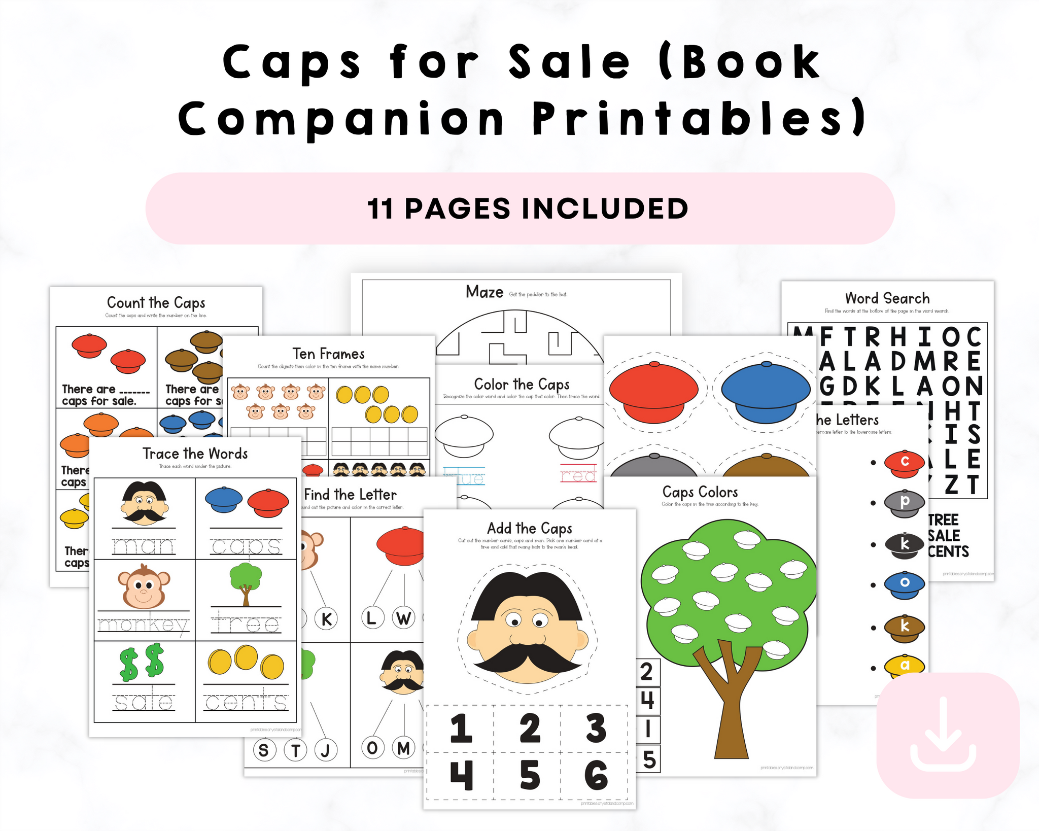Book Companion Printables Pack – CrystalandComp