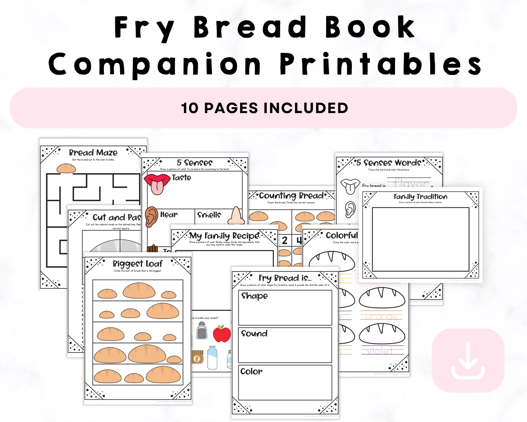 Book Companion Printables Pack – CrystalandComp