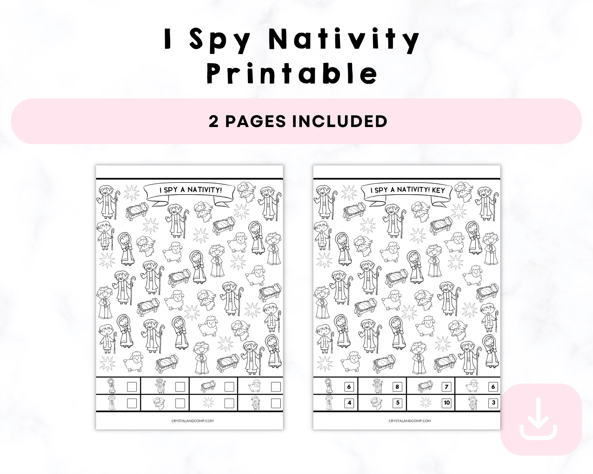 I Spy Nativity Printable – CrystalandComp