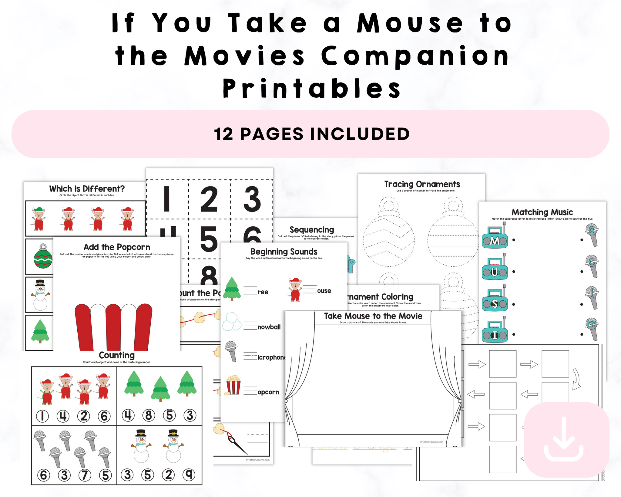 Book Companion Printables Pack – CrystalandComp