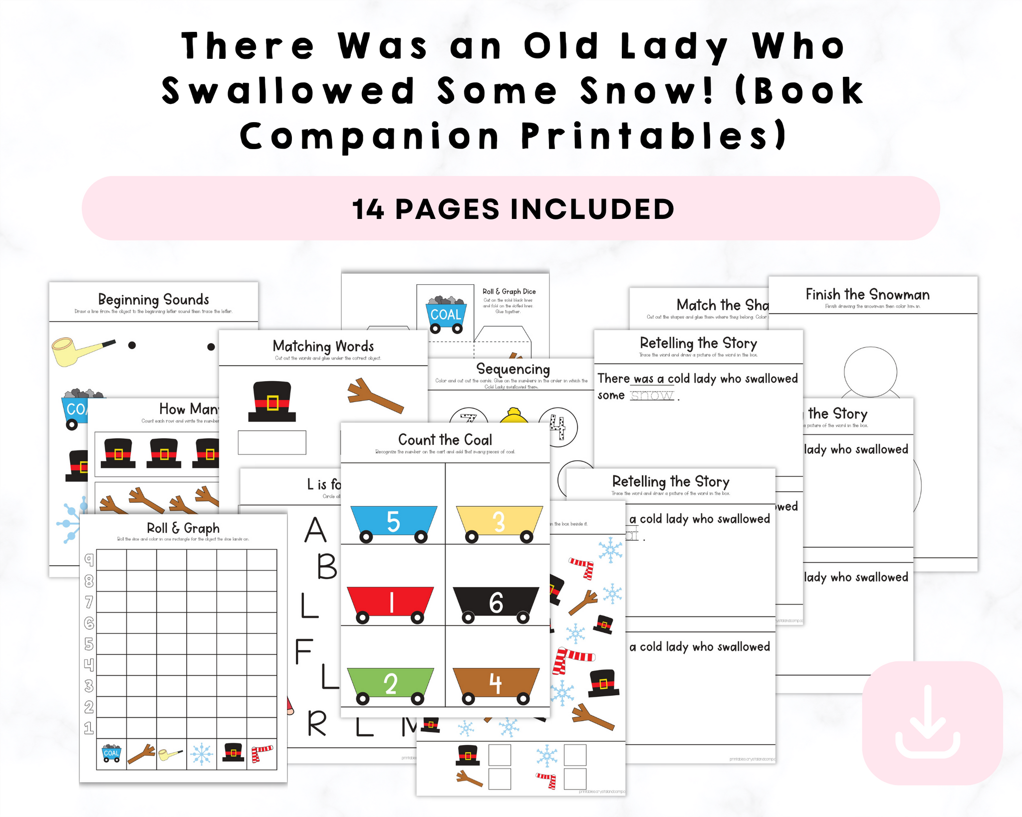 Book Companion Printables Pack – CrystalandComp