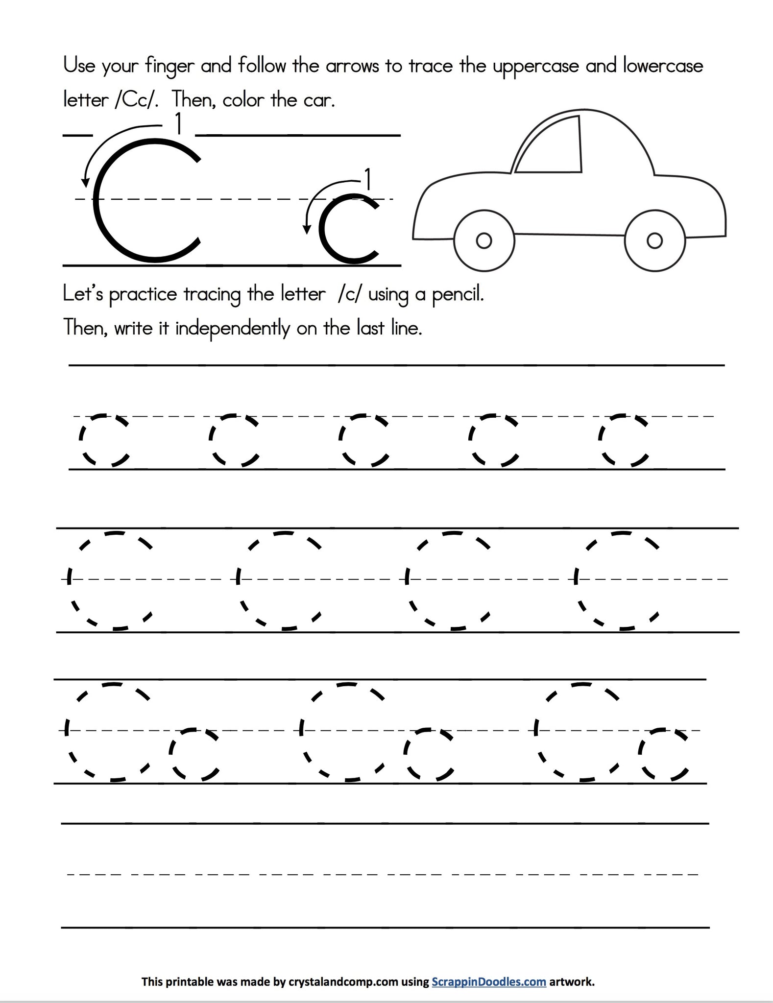 Letter of the Week Handwriting and Do a Dot Pages – CrystalandComp